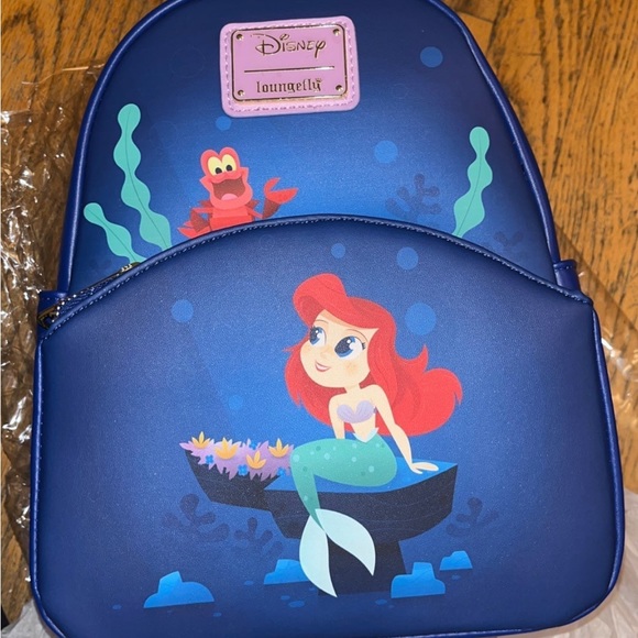 Loungefly | Bags | Disney Ariel The Little Mermaid Sebastian Mini ...